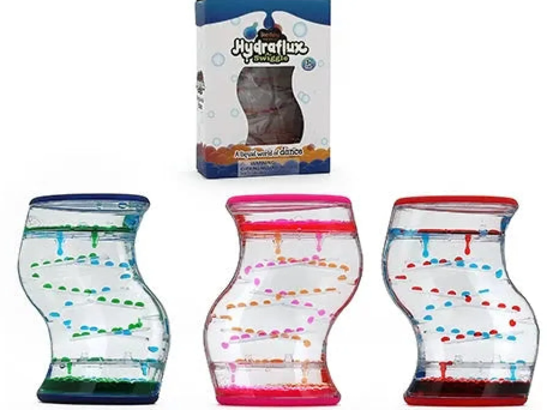 Liquid Motion - Curved with Steps (Assorted Colours) - Stress Free Toy